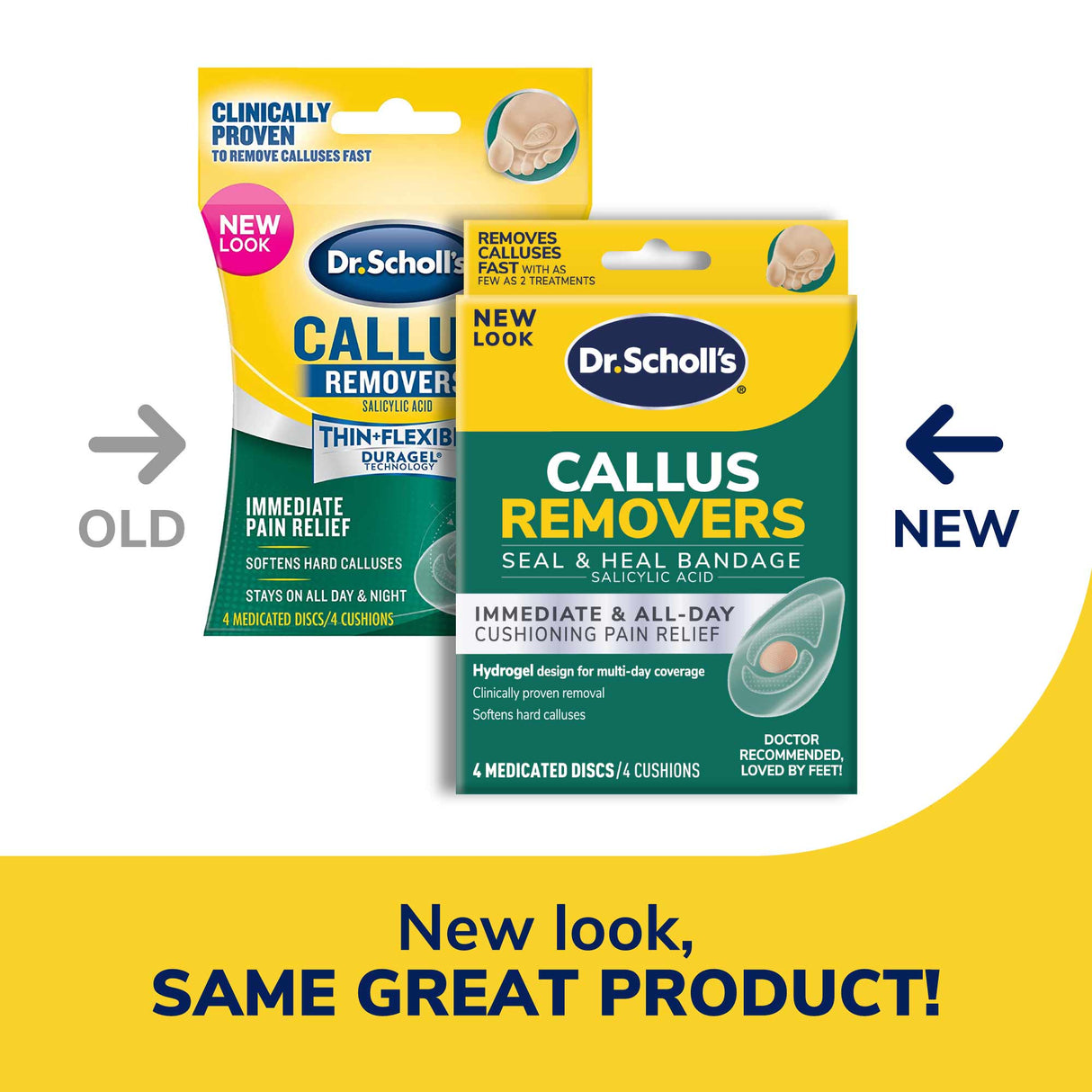 Callus Removers Seal & Heal Bandage with Hydrogel Technology – DrScholls
