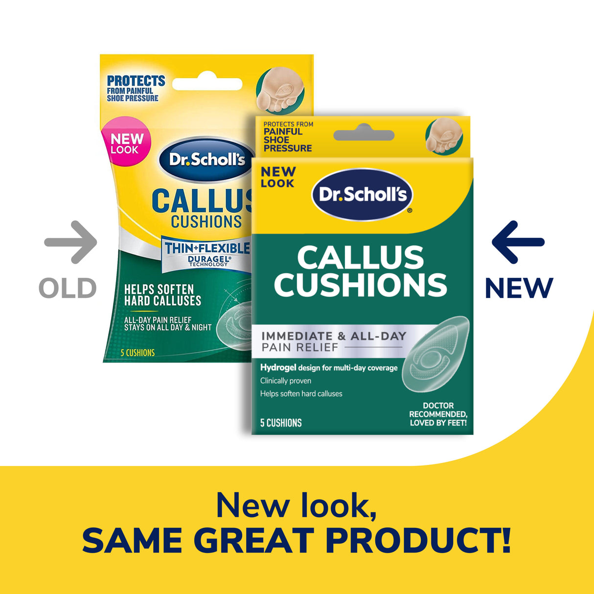 Callus Cushions with Hydrogel Technology – DrScholls