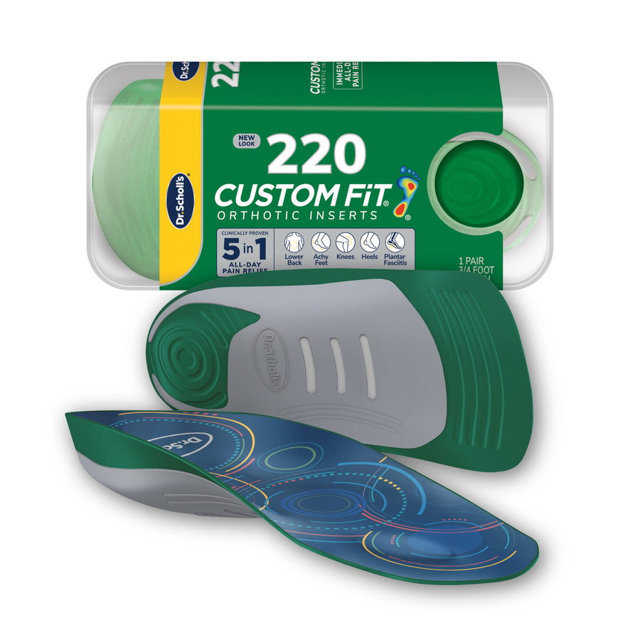 Custom FiT® Pain Relief Orthotic Inserts 3/4 Length – DrScholls
