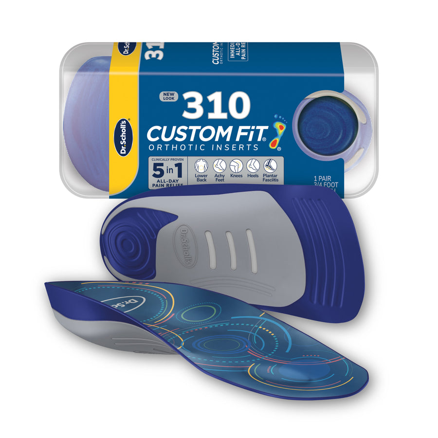 Custom FiT® Pain Relief Orthotic Inserts 3/4 Length – DrScholls
