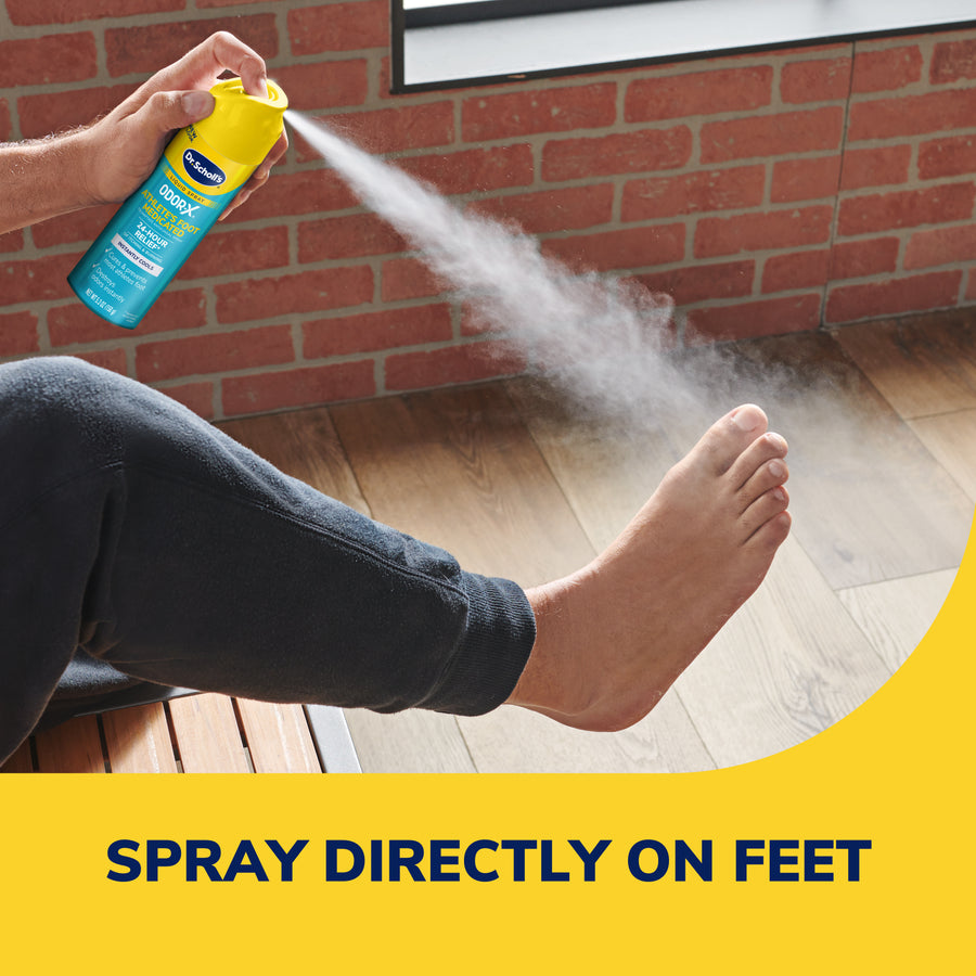 Odor-X® Athlete's Foot Medicated Liquid Spray – DrScholls