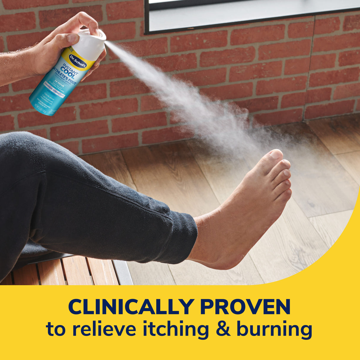 Instant Cool Athlete's Foot Treatment Spray, 5.3oz – DrScholls