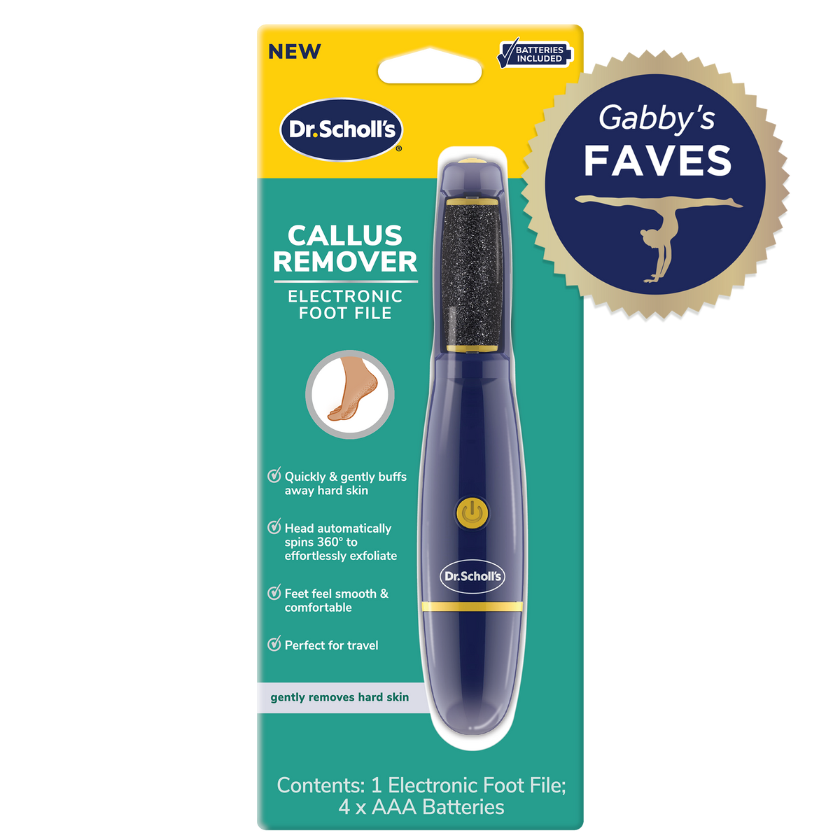 Callus Remover Electronic Foot File – DrScholls