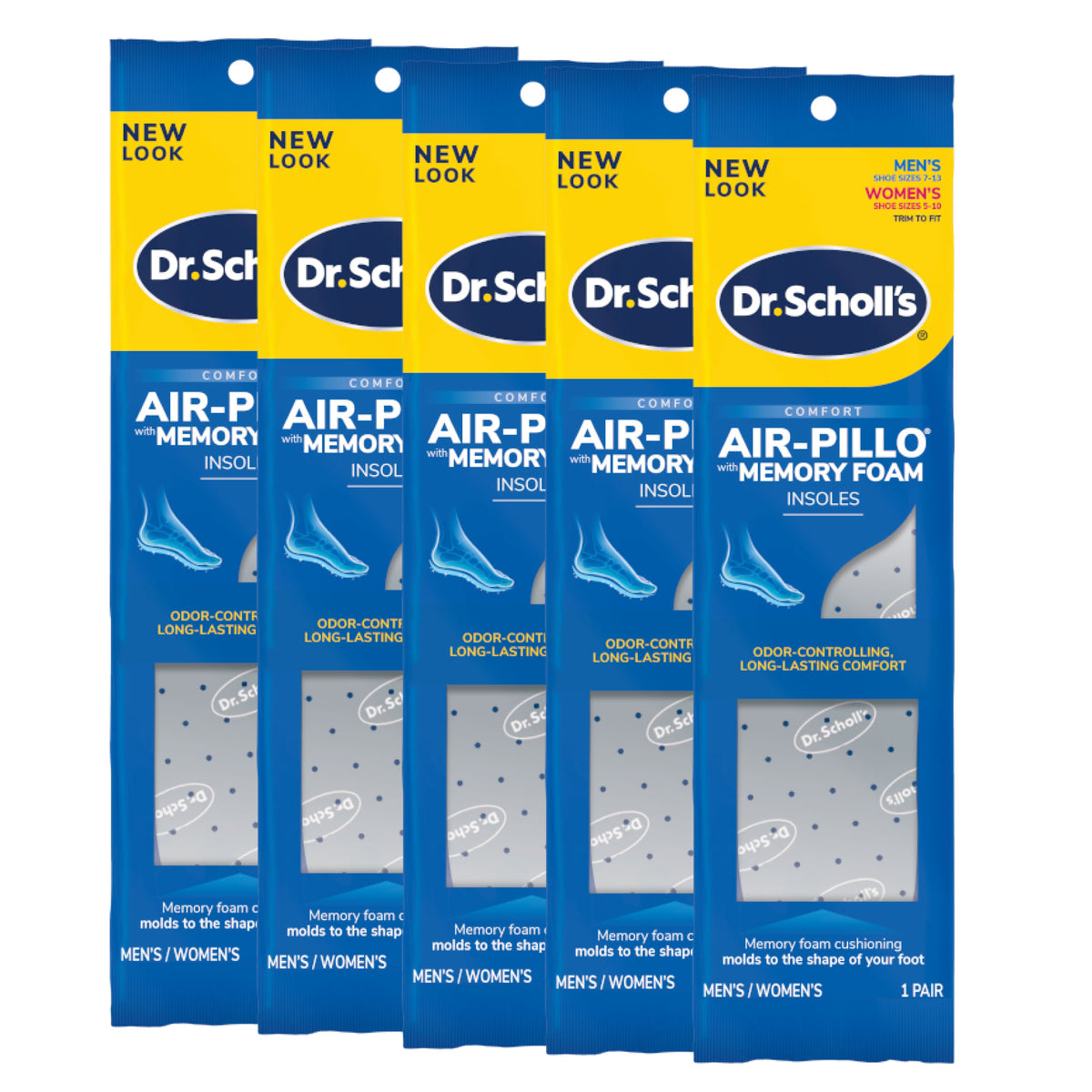 Air-Pillo® with Memory Foam Insoles (5 Pack) – DrScholls